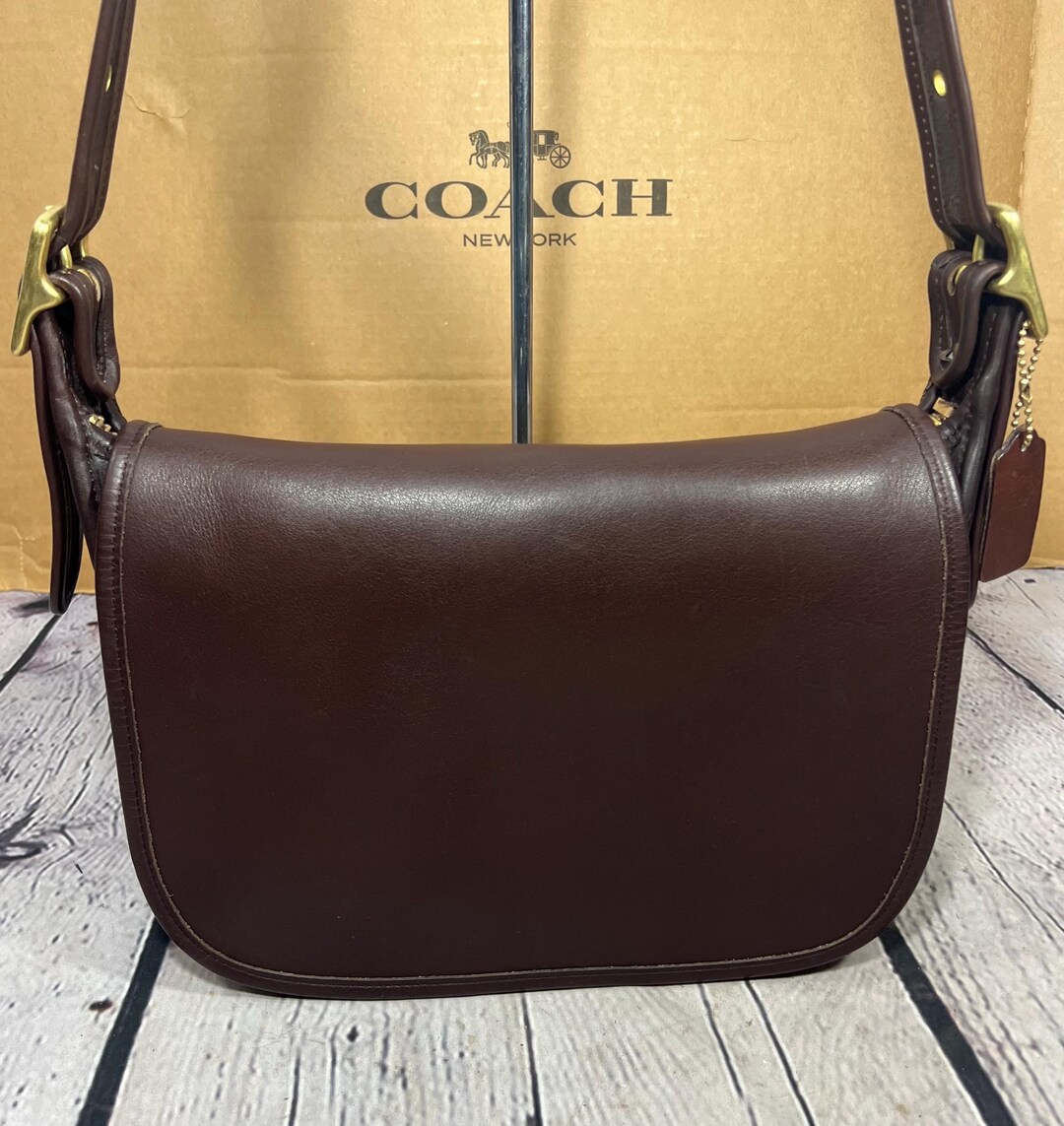 Vintage Coach 9951 Patricias Legacy Bag EXC COND Mahogany Brown Leather ...