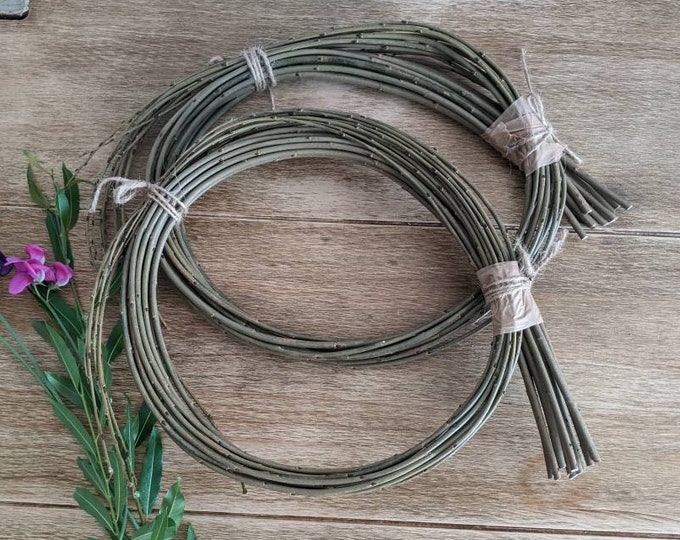 Willow Rods for Weaving and Crafts. Natural Brown, Buff or White Willow ...