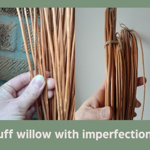 Willow Rods for Weaving and Crafts. Natural Brown, Buff or White Willow ...
