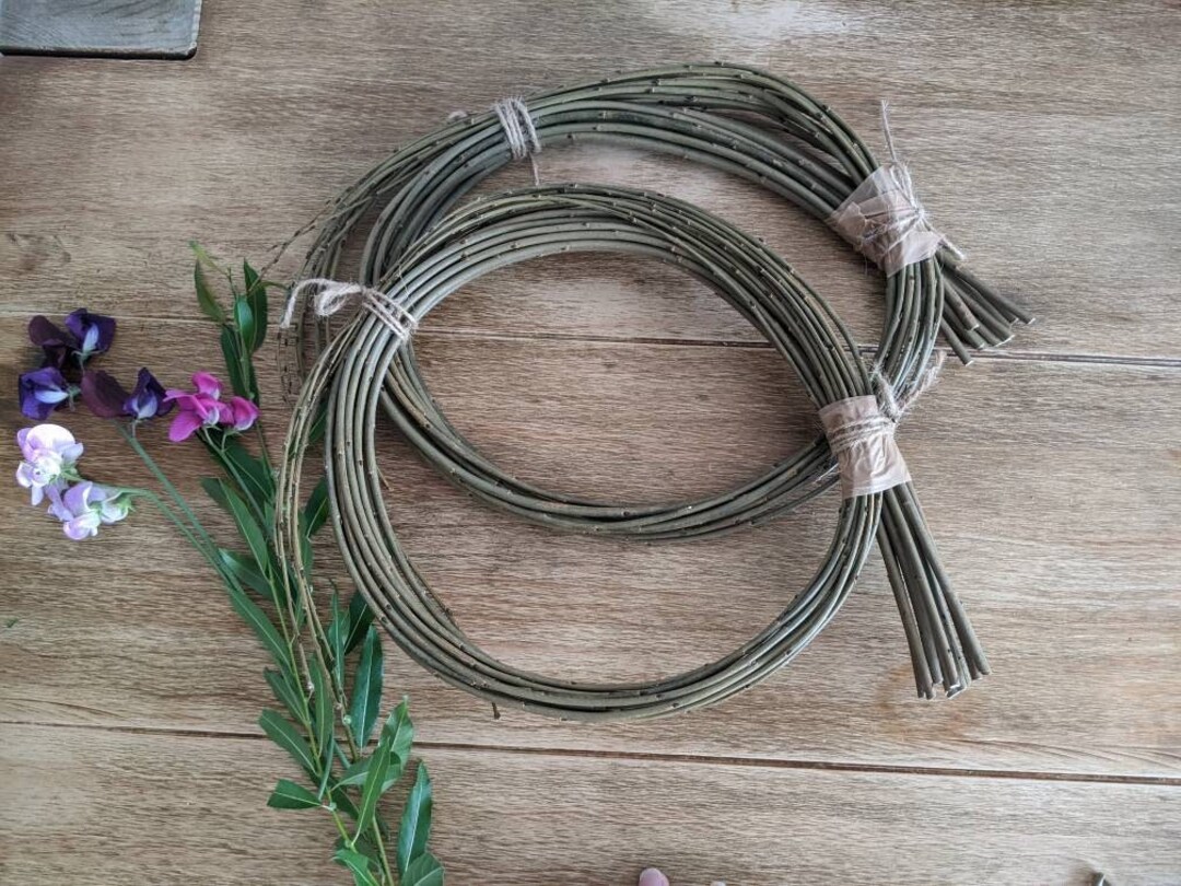 Willow Rods for Weaving and Crafts. Natural Brown, Buff or White Willow ...