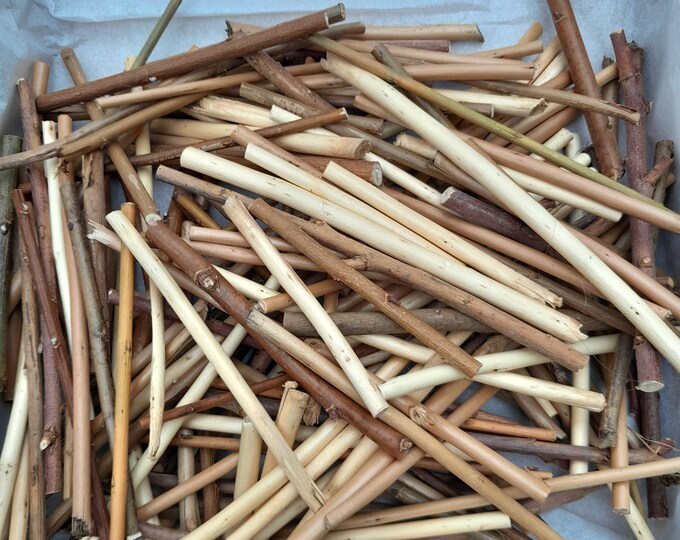 Willow Rods for Weaving and Crafts. Natural Brown, Buff or White Willow ...