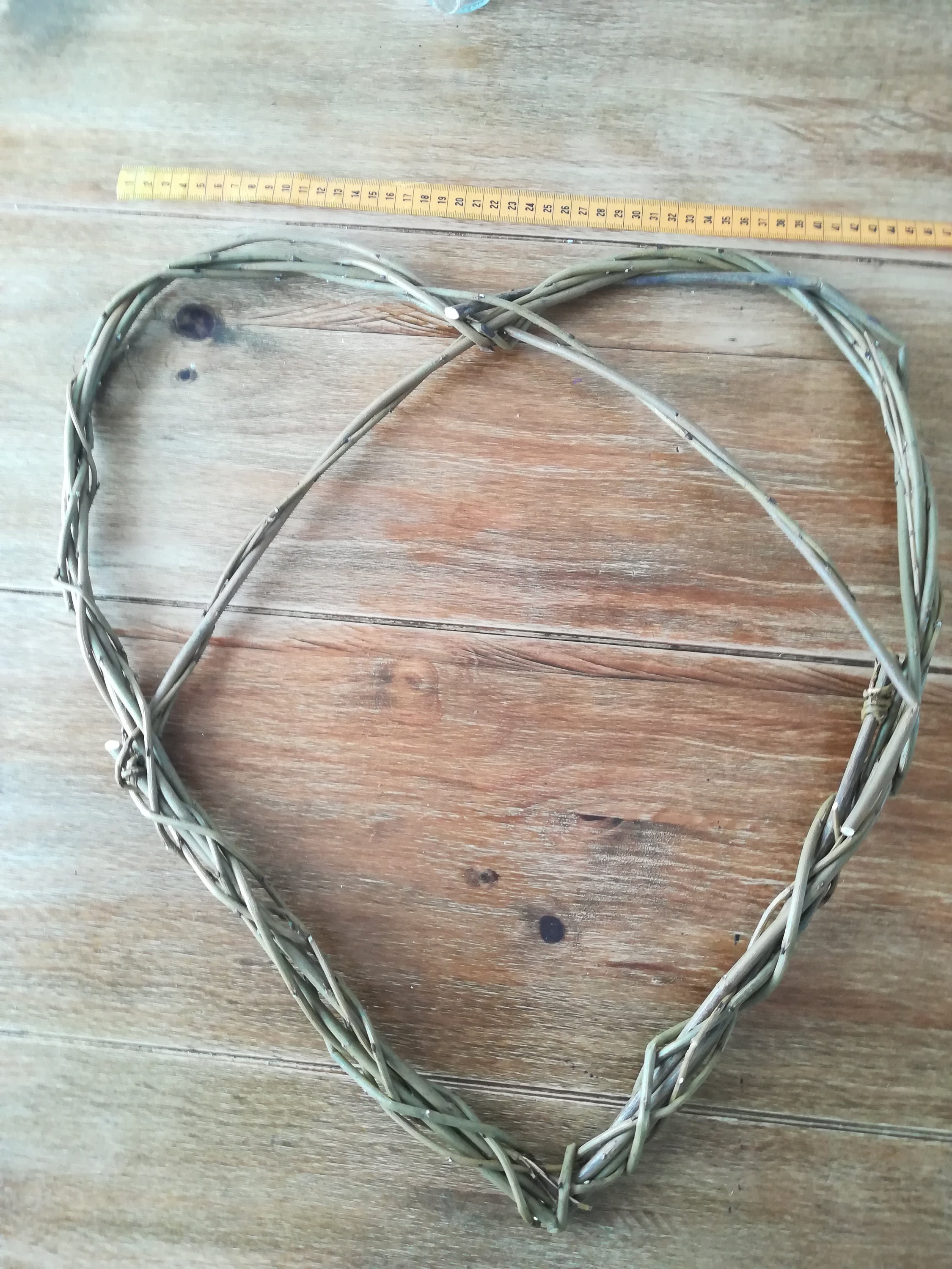 Large Willow Heart. Wedding Decor/gift. 5th Anniversary Gift. - Etsy