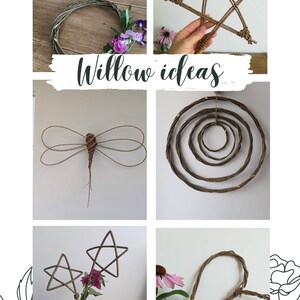Willow Rods for Weaving and Crafts. Natural Brown, Buff or White Willow ...