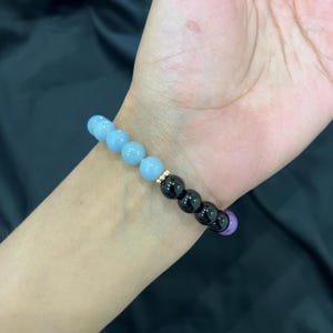 Chronic Pain Energy Bracelet, Natural Stone Therapy Bracelet, Handmade ...
