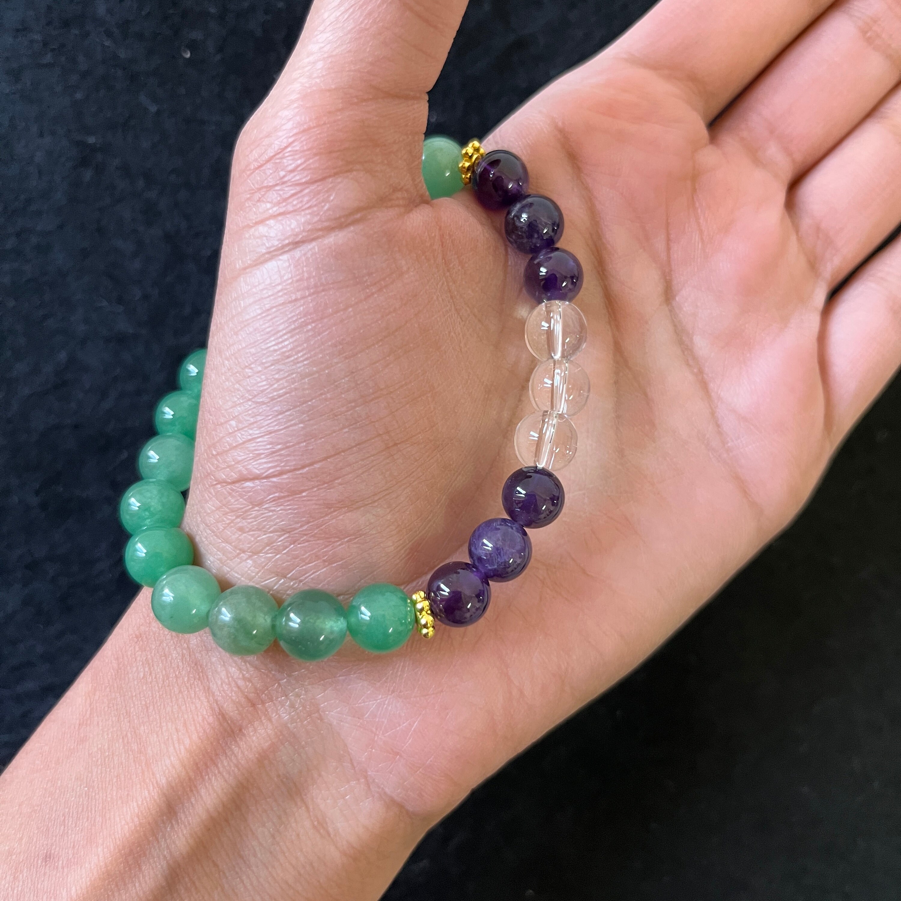 Fibromyalgia & Fibromyositis Syndrome Support Bracelet, Natural ...