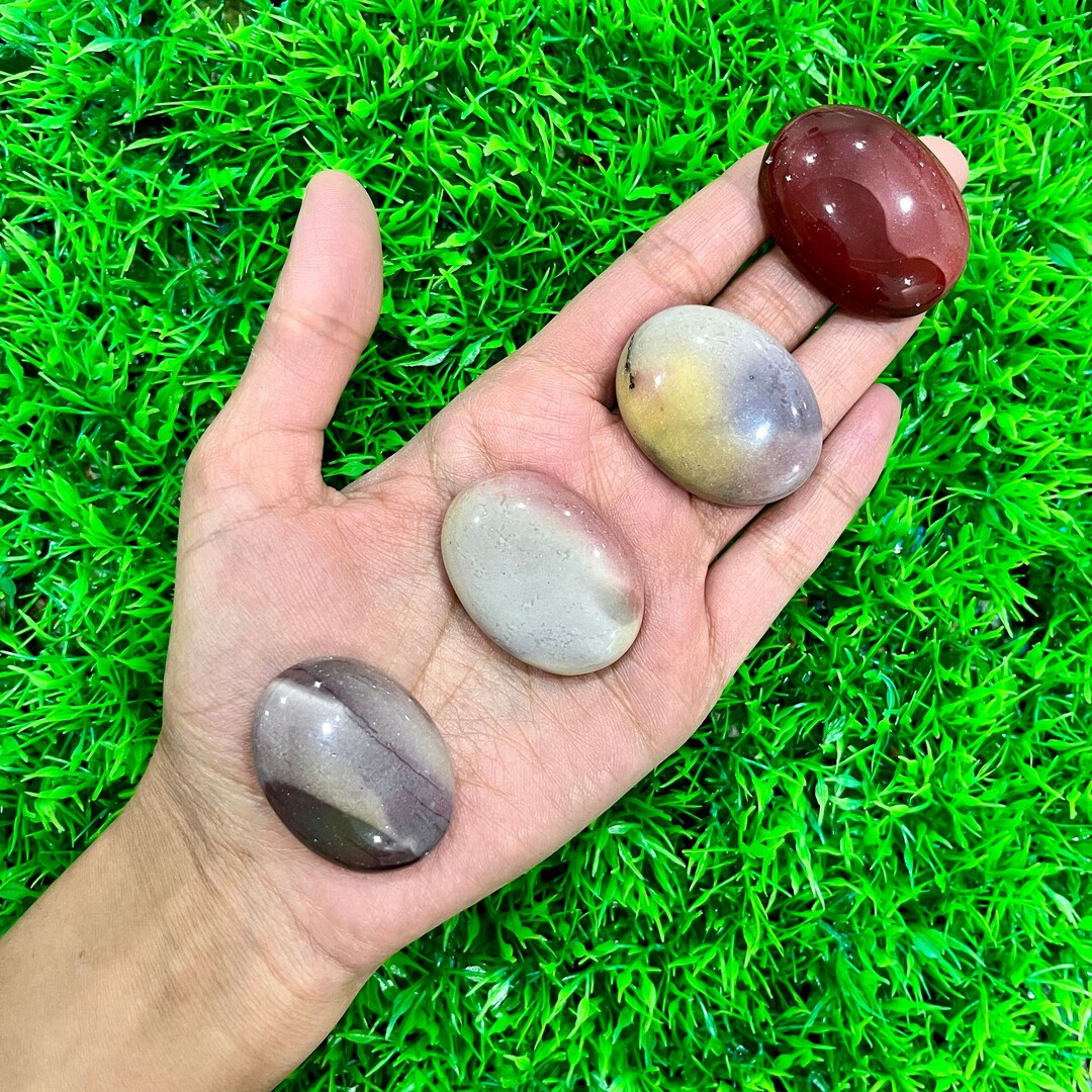 Mookaite Jasper Worry Stone | Healing Crystal Chakra Worry Stone | Palm ...