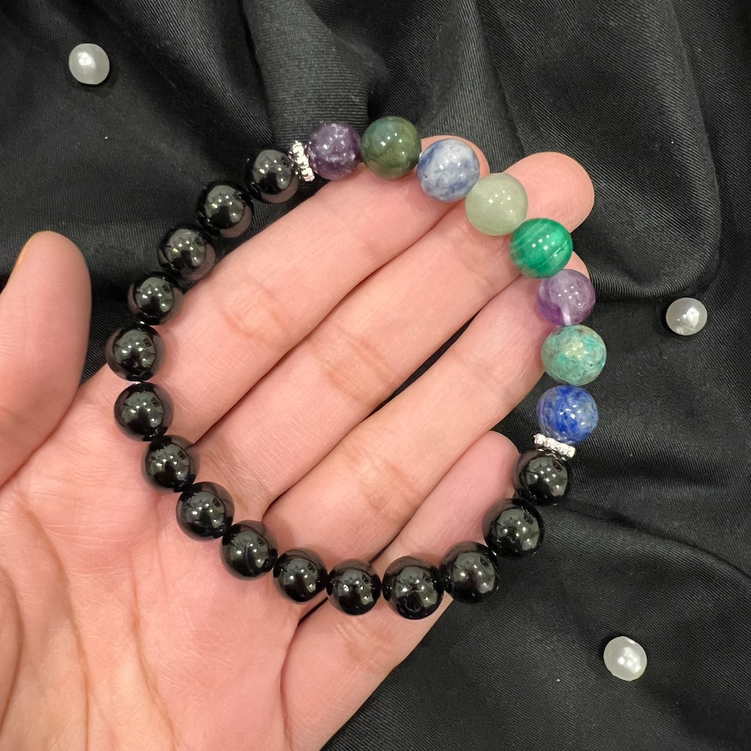 Blood Pressure Control Beaded Bracelet 8MM Hypertension Relief Jewelry ...