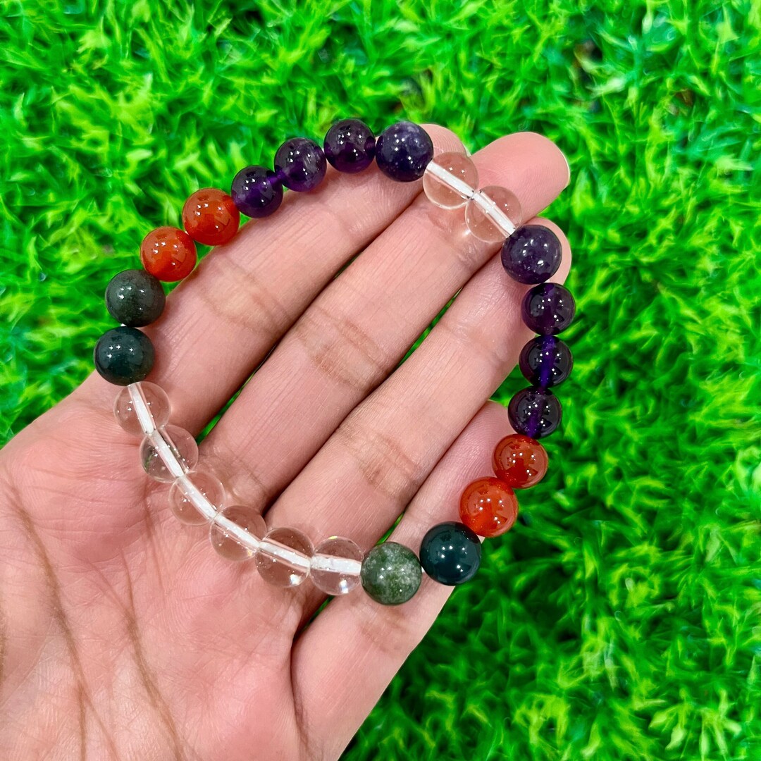 Blood Pressure Support Beaded Bracelet Hypertension Relief Jewelry ...