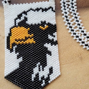 Indigenous Beaded Eagle Necklace. Eagle Necklace With Beaded - Etsy
