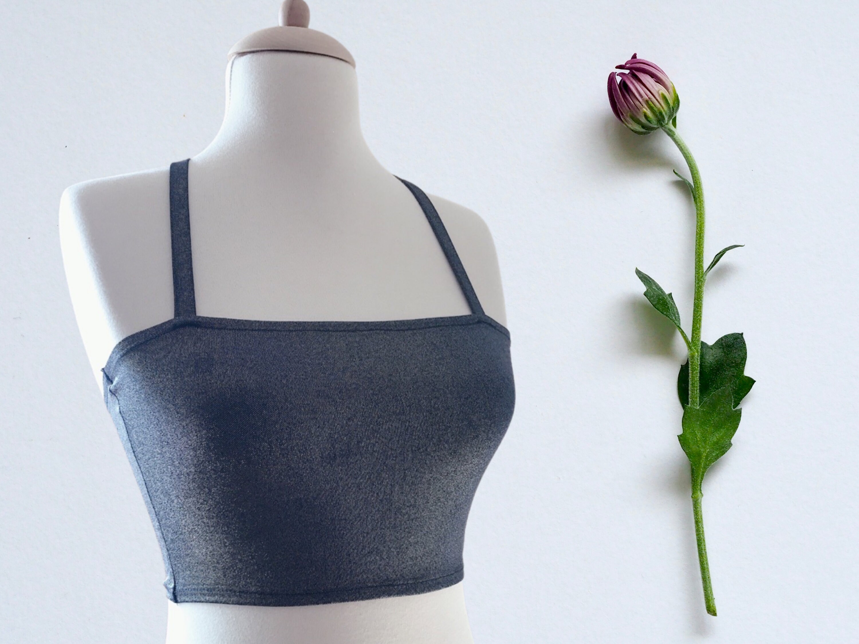 Women Pdf Crop Tube Bandeau Top Sewing Pattern | UK Size 4 - 16| US ...