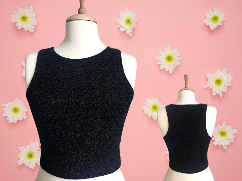 Basic Tank Top Pattern, Women Sewing Pattern, Crop Tank Top Pattern ...