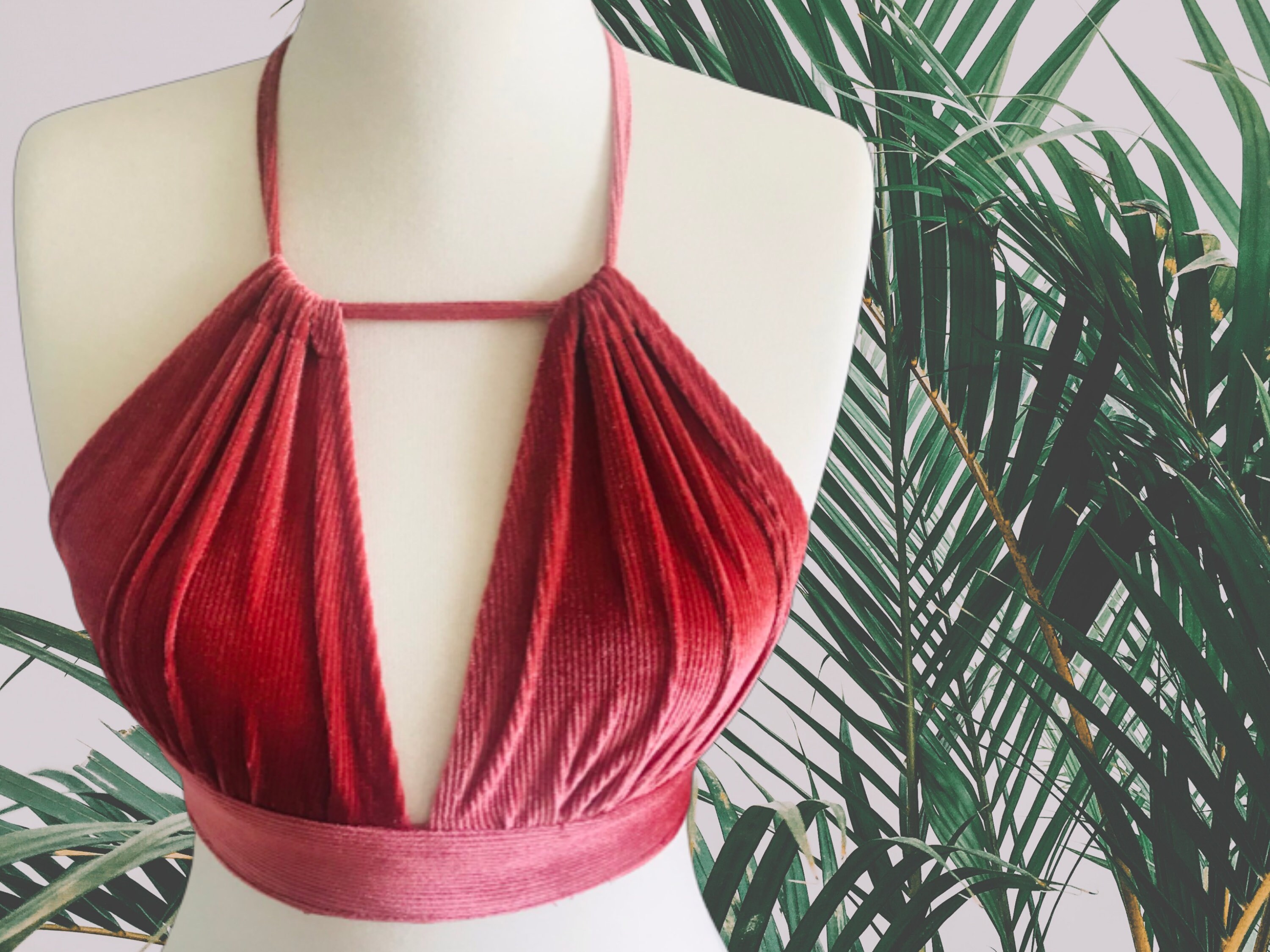 Women Pdf Bustier Bikini Bra Top Sewing Pattern UK Size 4 16 US Size 0 ...