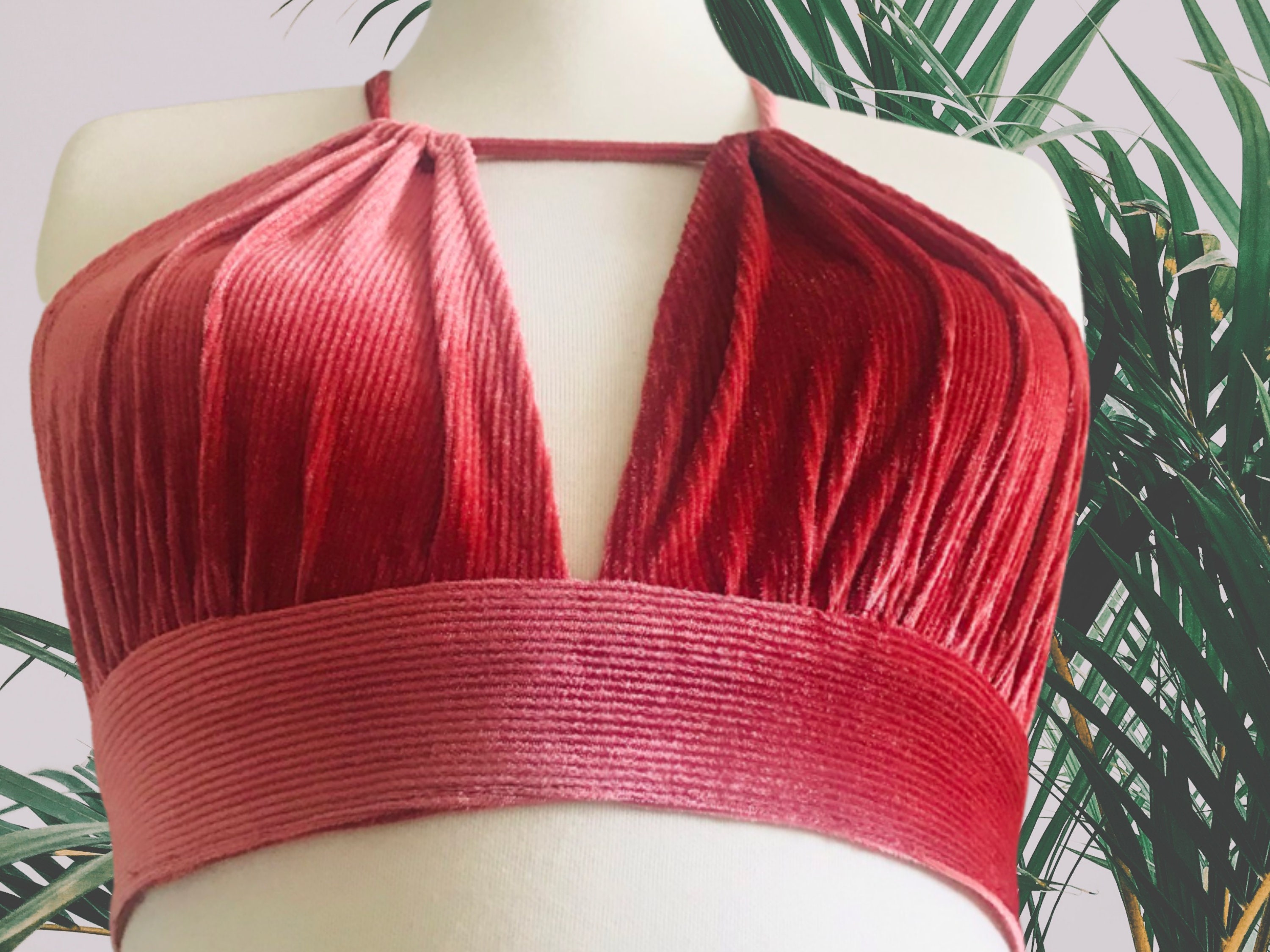 Women Pdf Bustier Bikini Bra Top Sewing Pattern UK Size 4 16 US Size 0 ...