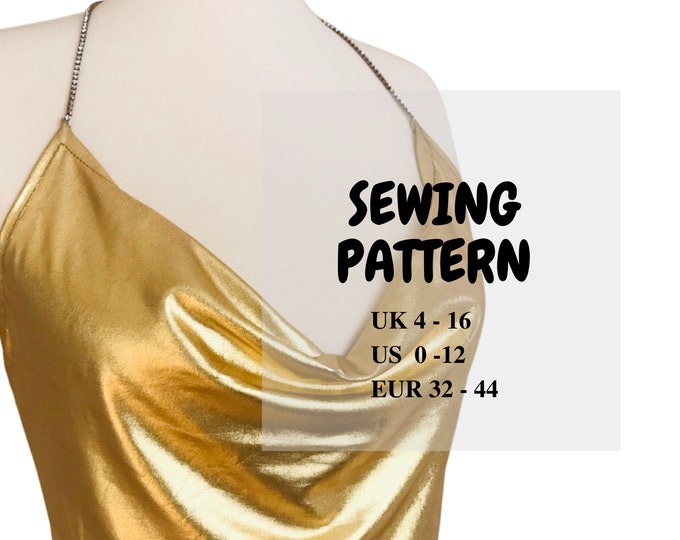 Basic Tank Top Pattern Women Plus Size Pattern Crop Tank - Etsy