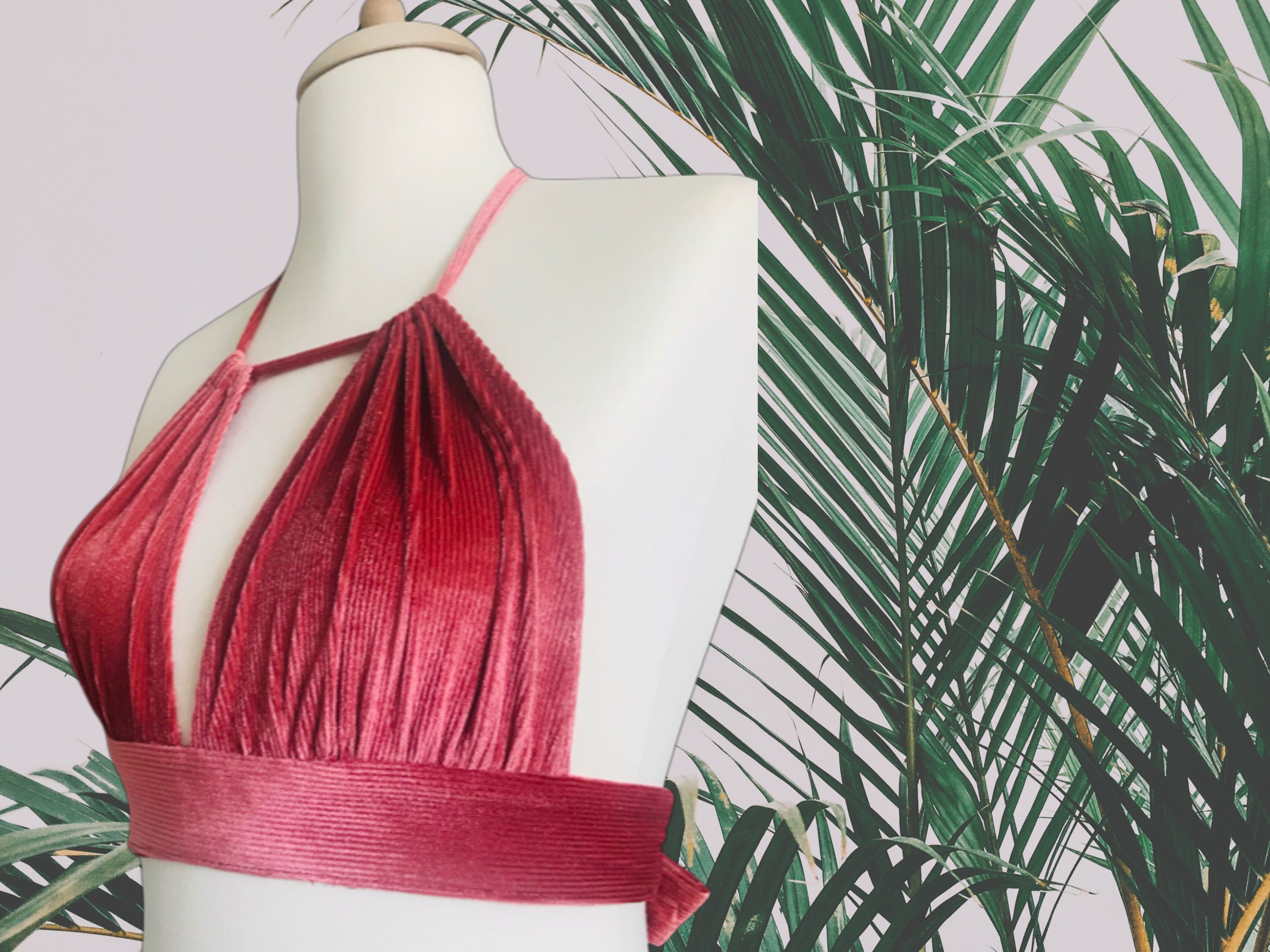 Plus Size Women Pdf Bustier Bikini Bra Top Sewing Pattern | UK Size 18 ...