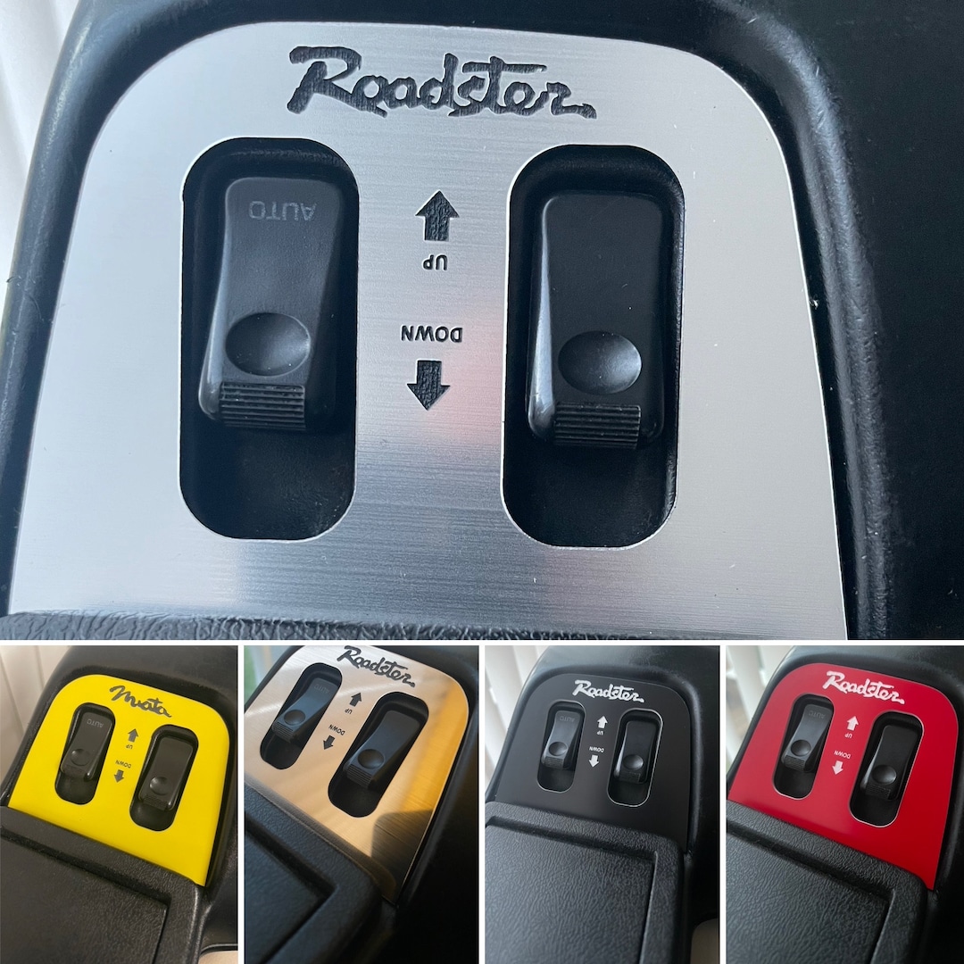 MX5 MK1 NA Window Switch Cover - Various Colours & Logos - Etsy