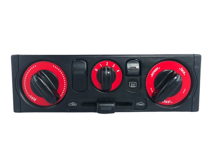 Miata MX5 HVAC Anodized Aluminum Knurled Black Climate Control Knobs ...