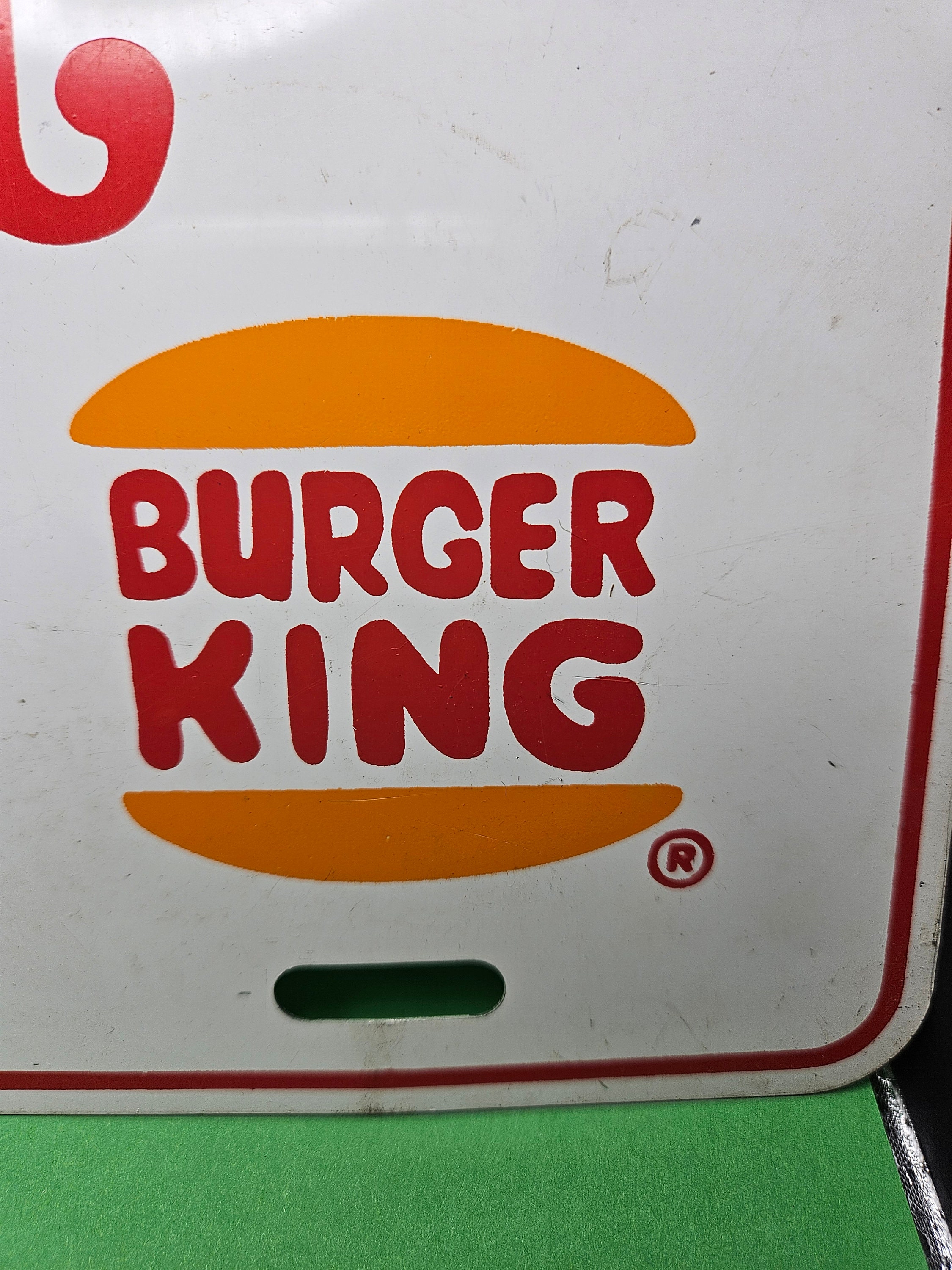 Vintage Burger King Metal License Plate Have It Your Way Fast Food ...