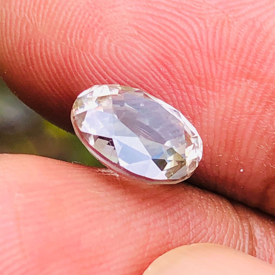 3.86 Ct Rarest Colorless white Zircon Collector's Gem From Our Village ...