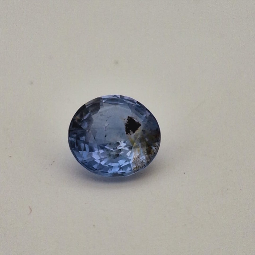 Natural Blue Sapphire 1.73 Ct # Rare Rutile Inclusion Included ...
