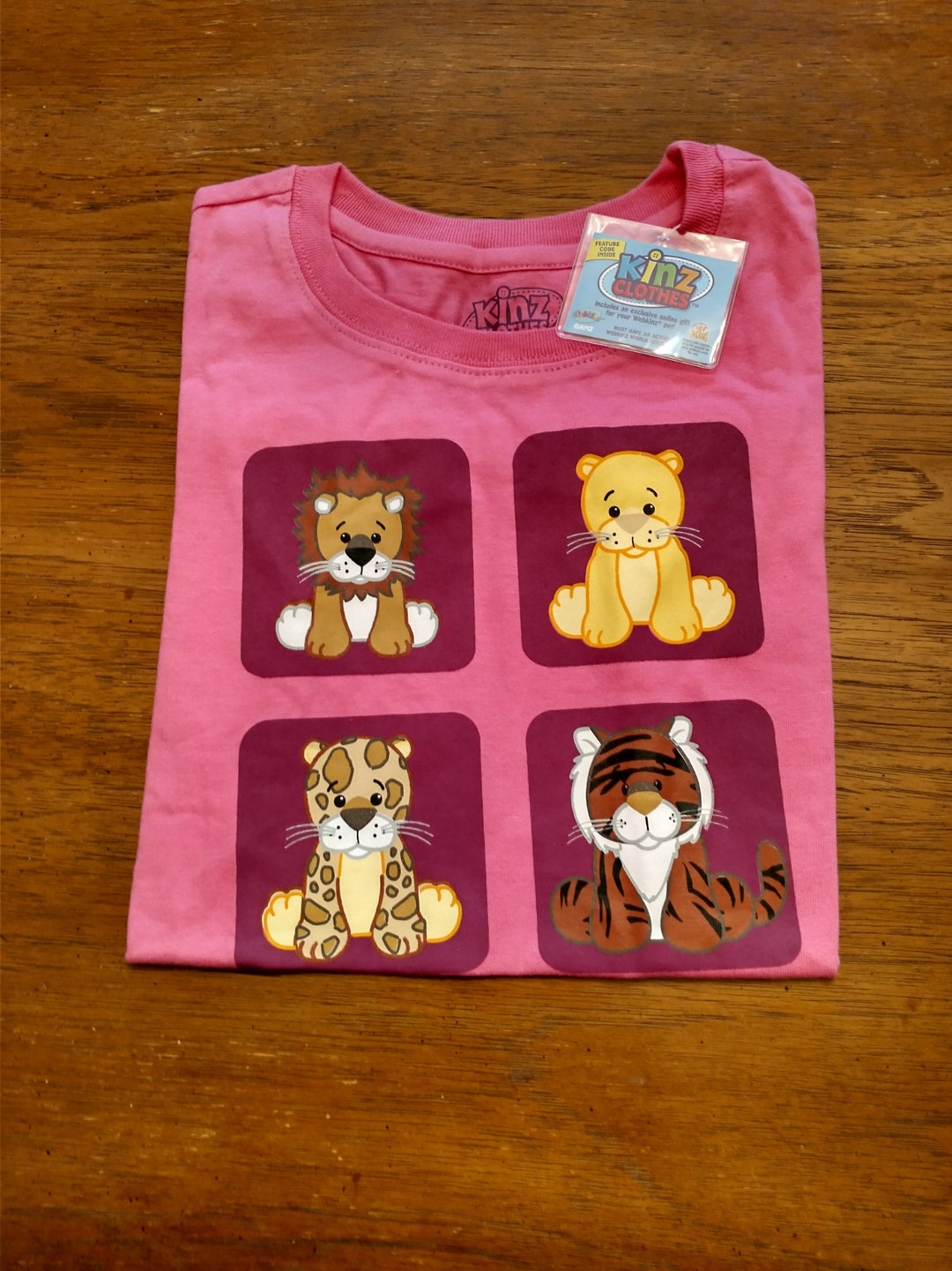 Webkinz Childs T-shirt, Kinz Clothes, Brand New With Feature Code ...
