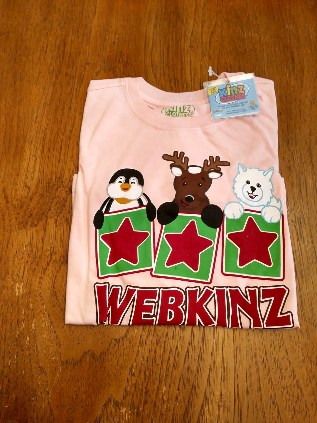 Webkinz Childs Tee Shirt, Kinz Clothes, Brand New With Feature Code ...