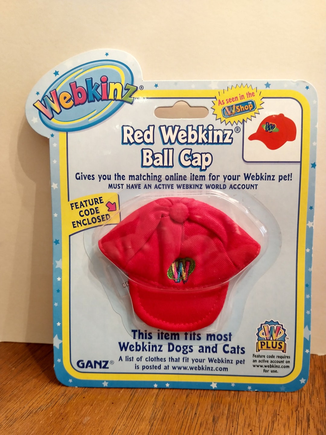 Webkinz Red Ball Cap Brand New With Feature Code ( Last One ) - Etsy