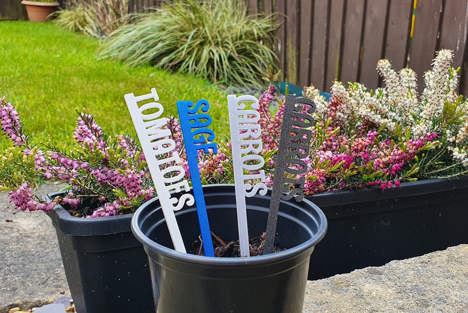 Custom Garden Stake / Plant Marker / Plant Labels, Vegetable / Herb - Etsy