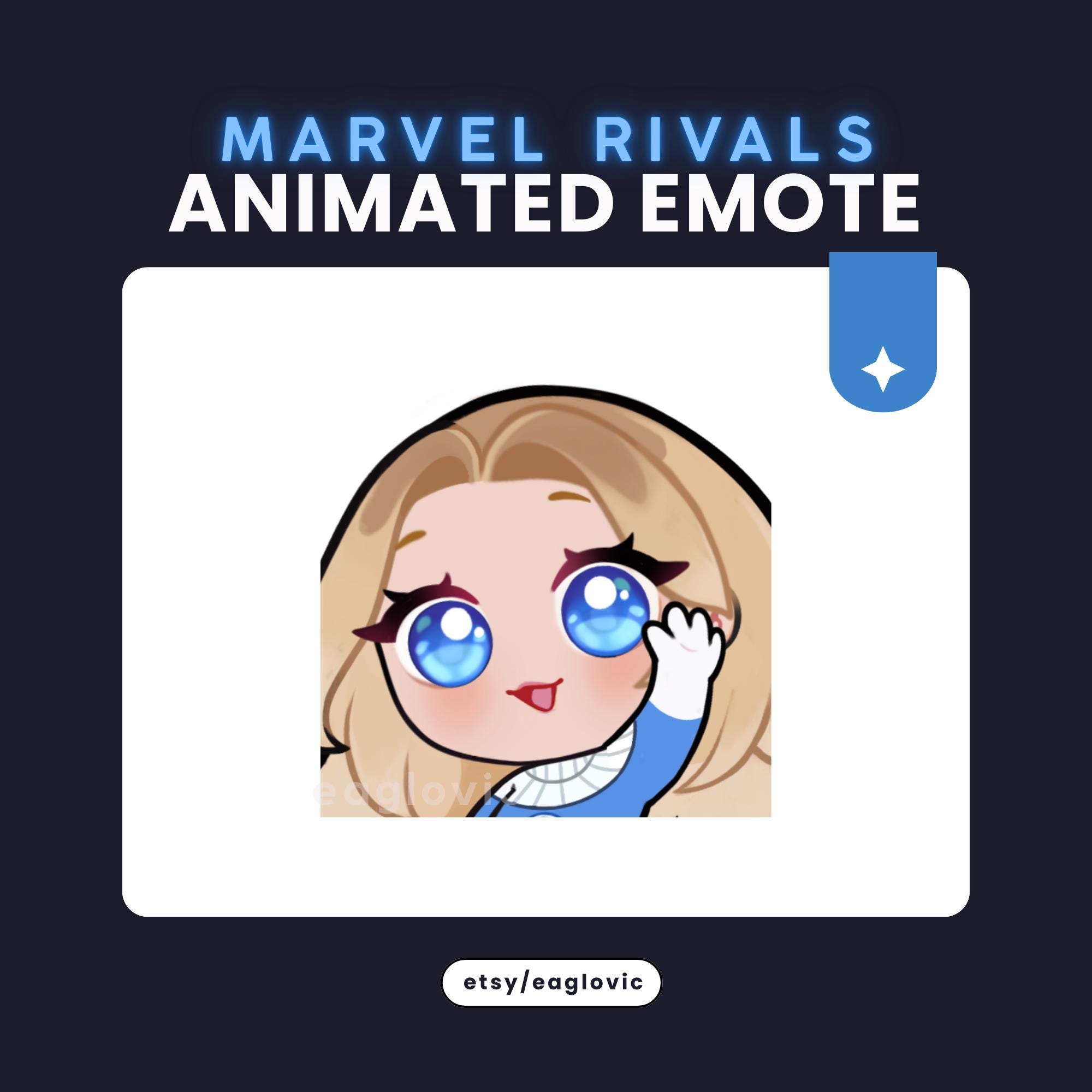 Animated Marvel Rivals Hi Hello Emote Twitch Discord Kick - Etsy