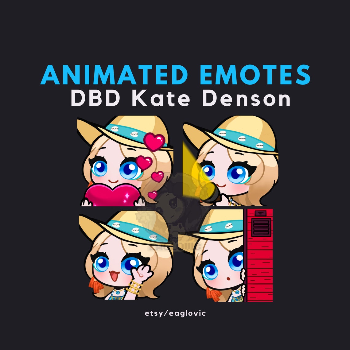 ANIMATED Kate Denson Lyrical Goddess Emote Kate Denson Lurk Hi ...
