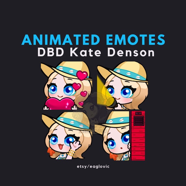 Kate Denson Animated Emotes - Etsy