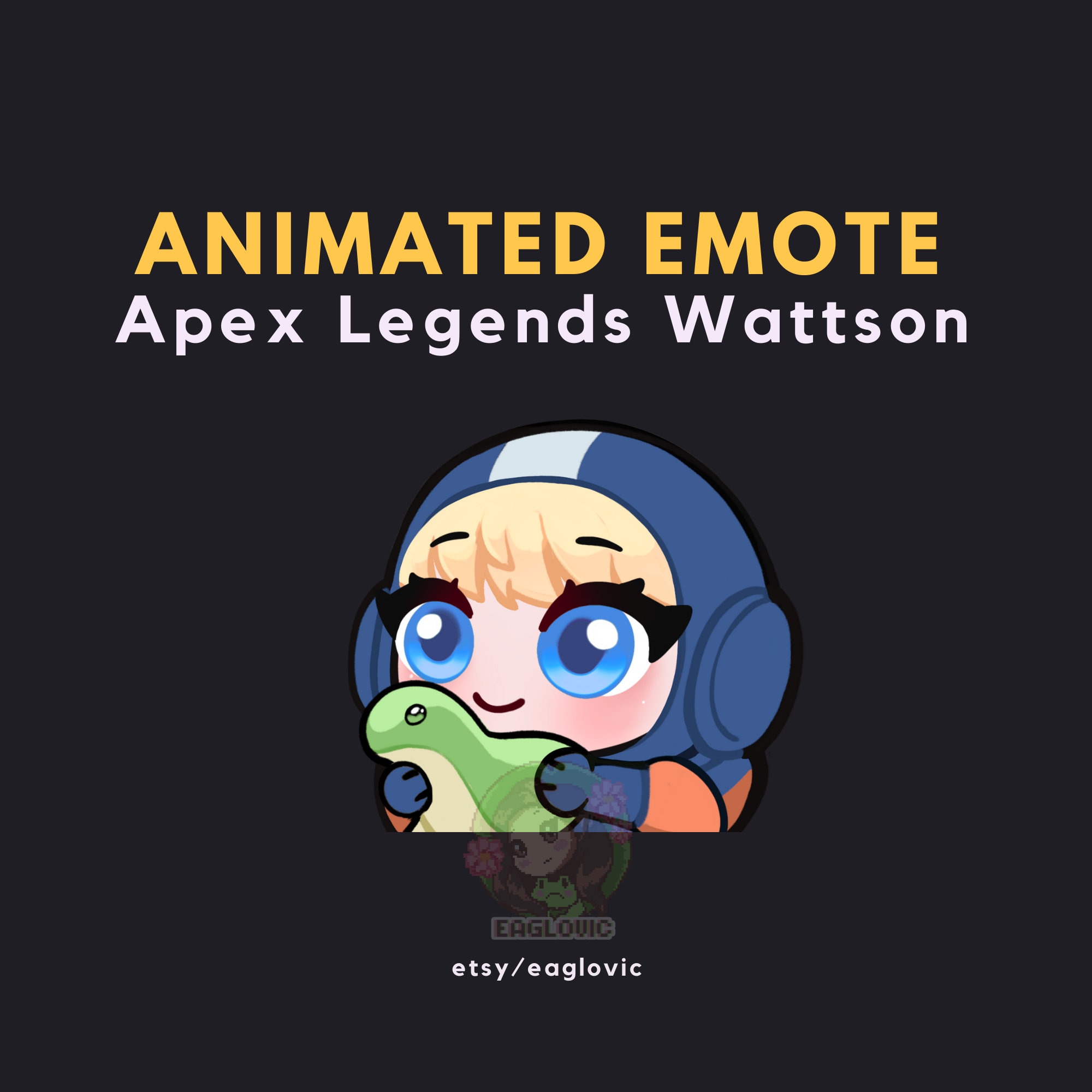Animated Apex Legends Wattson Nessie Emote: Twitch Discord Set (GIF ...