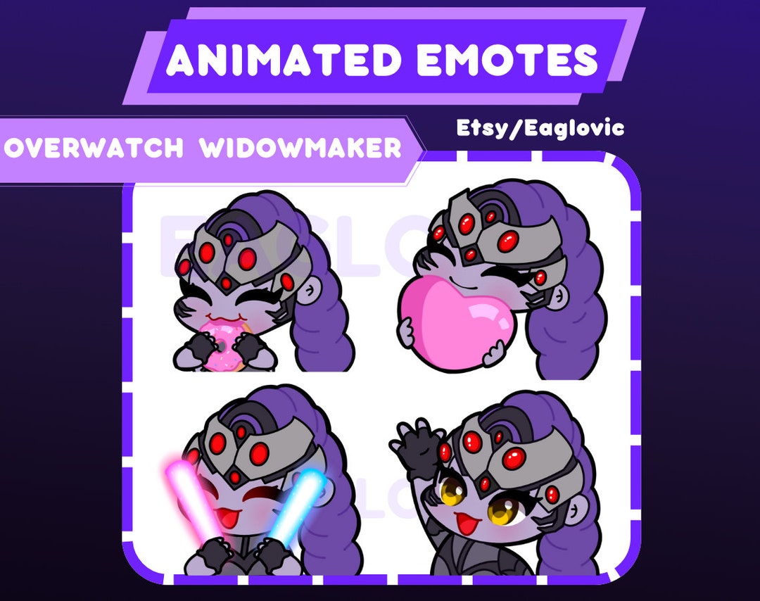 Animated Overwatch Widowmaker Emote , Overwatch Hero , Animated Emote ...
