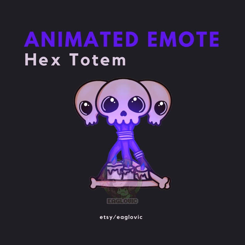 Animated Dbd Hex Totem Stream Alert Purple Animated Stream Alert Twitch ...