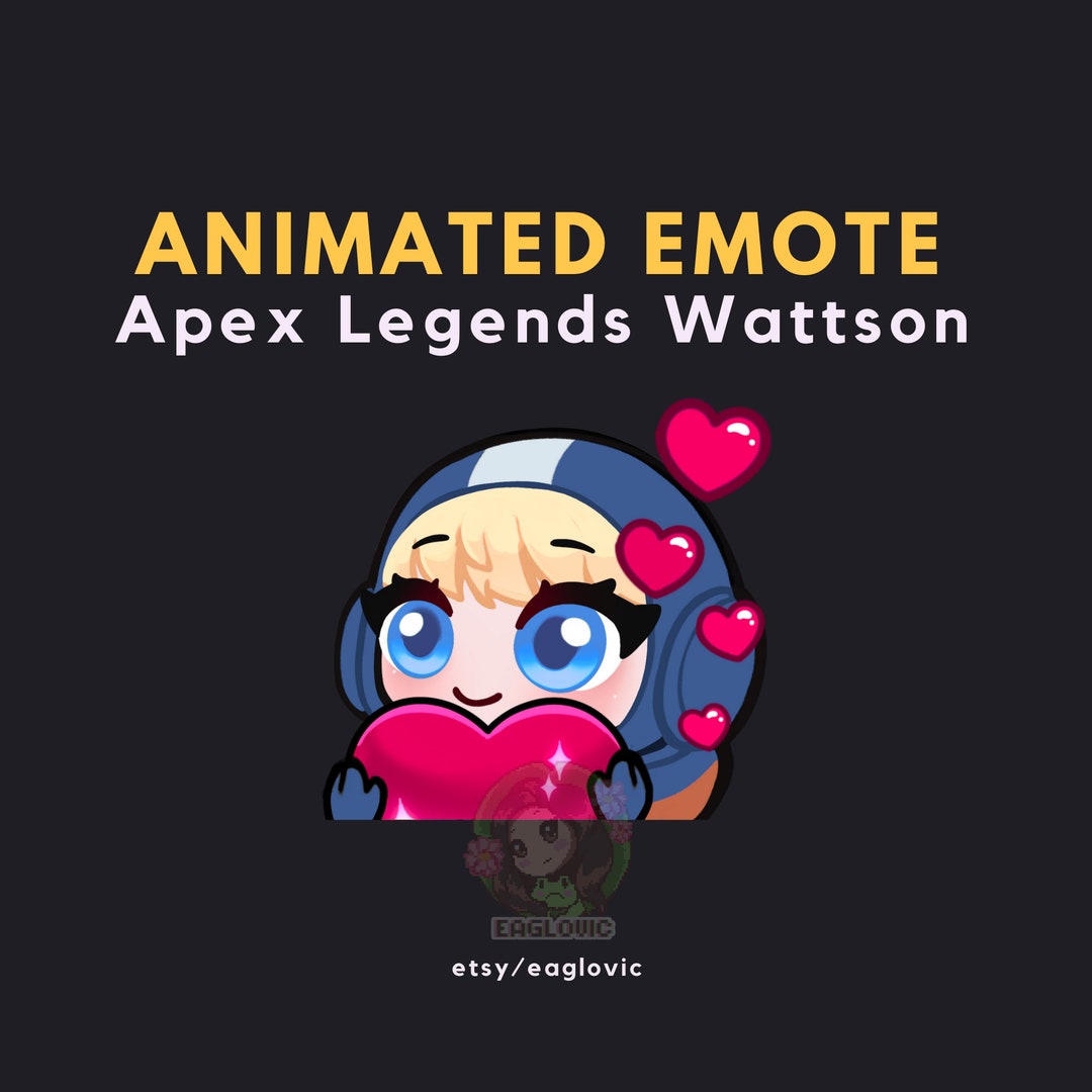ANIMATED Apex Legends Wattson Wattson Heart Emote, Love Emote Apex ...