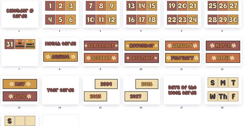 Retro Daisy Classroom Decor - Etsy