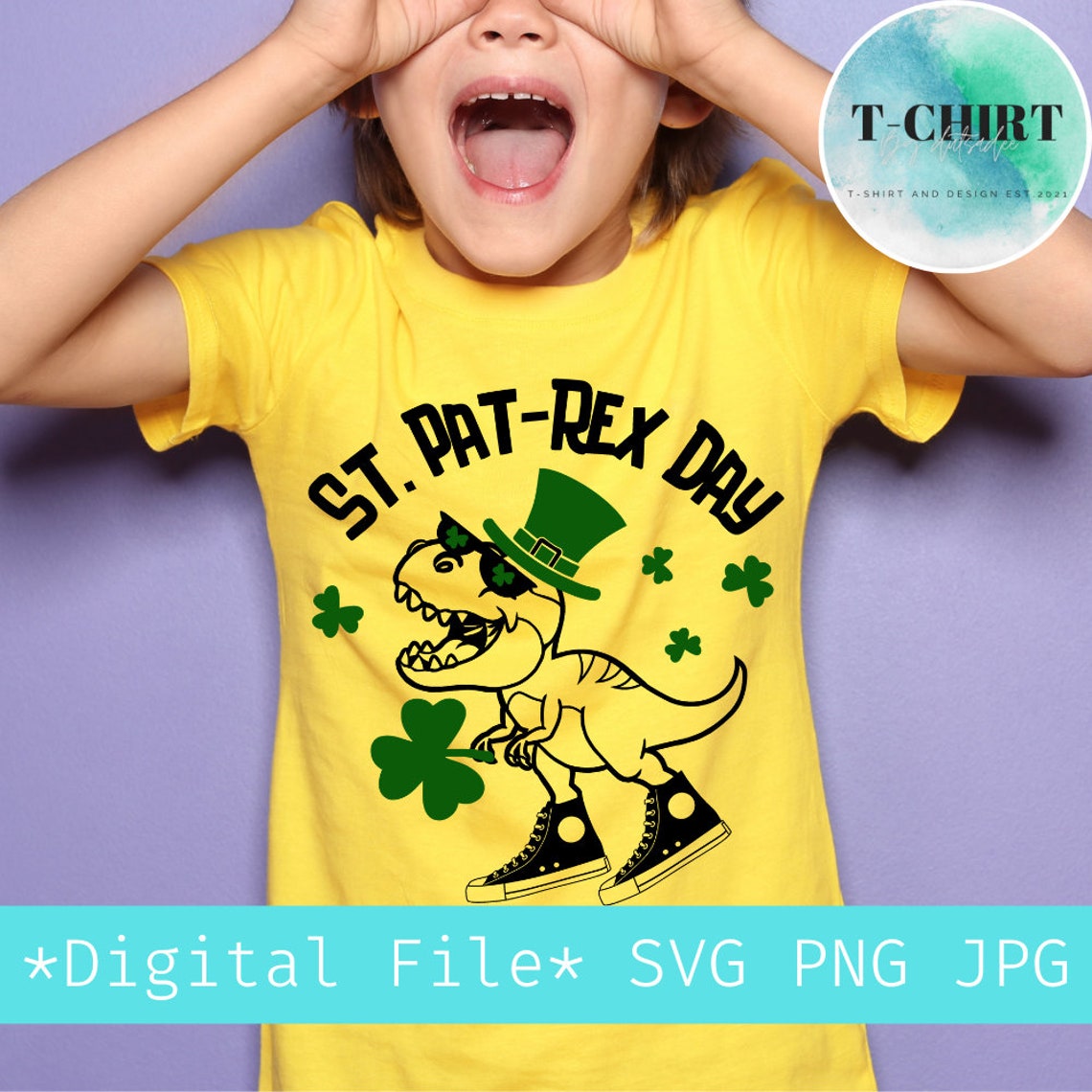 Dinosaur St Patrick's Day,st.pat-rex Day Svg,lucky Dude Svg,lucky ...
