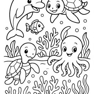 Animal Adventures Coloring Book - Etsy