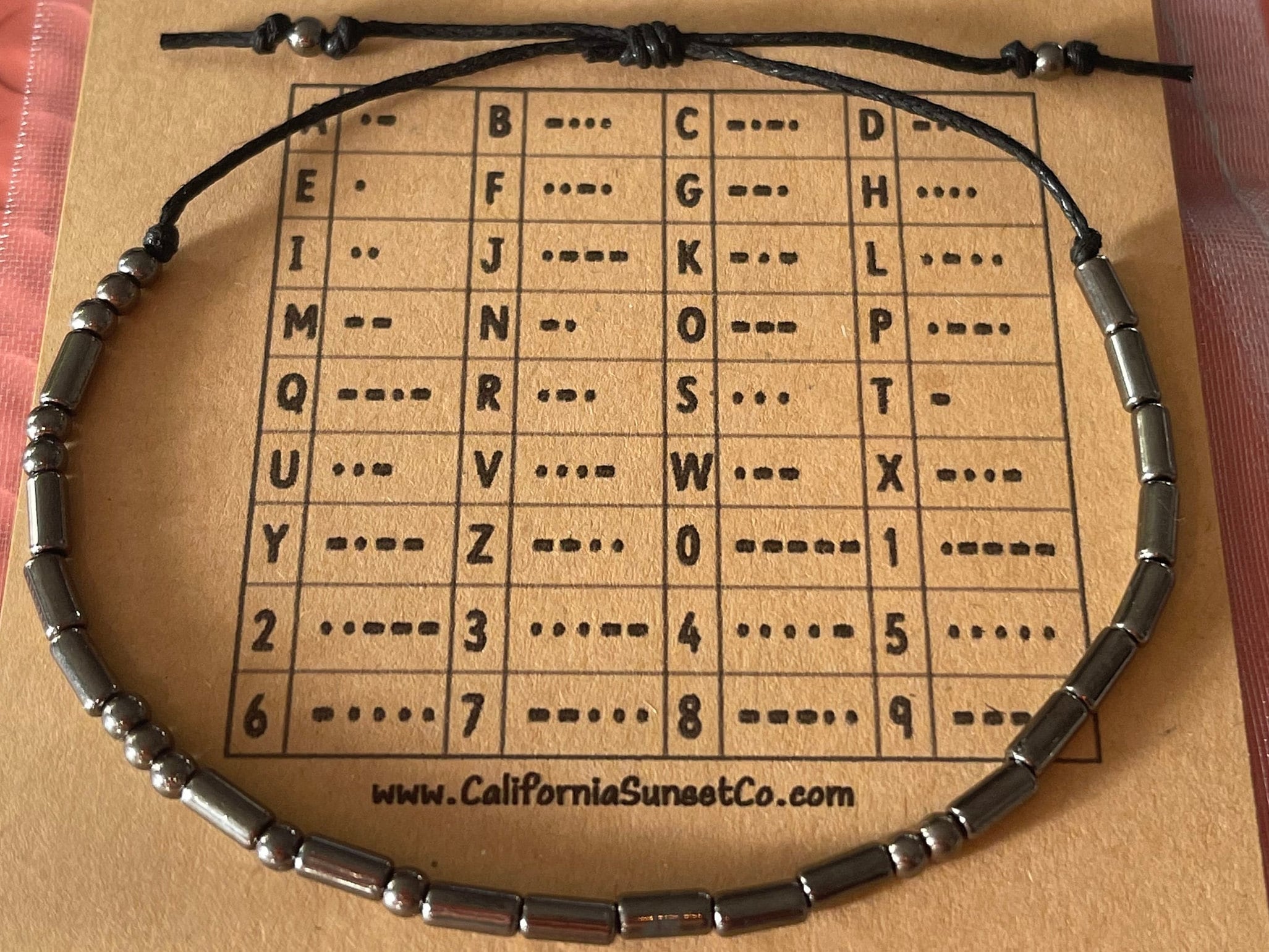 Morse Code Bracelet Secret Message Custom Bracelet Morse - Etsy