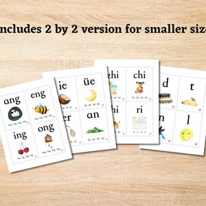 Hanyu Pinyin Flashcards - Chinese Phonetic Alphabet Printable Flash ...