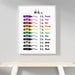 Color Poster Bilingual Simplified Chinese Pinyin Mandarin Homeschool ...