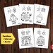 Simplified Chinese Winter Season Coloring Pages for Kids, Bilingual ...