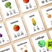 Vegetable Food Chinese Flashcards, Kids Veggie Bilingual Chinese Flash ...