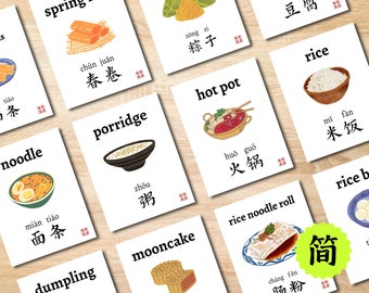 Family Members in Chinese Mandarin: Printable Flash Cards - Etsy
