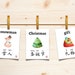 Christmas Simplified Chinese Flashcards, Bilingual Mandarin Holiday ...