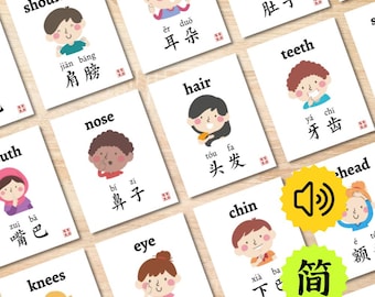 Chinese Zodiac Animals Signs Flashcards + Audio, Bilingual Chinese ...