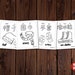 Simplified Chinese Winter Season Coloring Pages for Kids, Bilingual ...