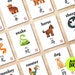 Chinese Zodiac Animals Signs Flashcards Kids Bilingual Cards Simplified ...