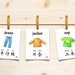 Chinese First Words Clothing Flashcards, Clothes and Accessories ...