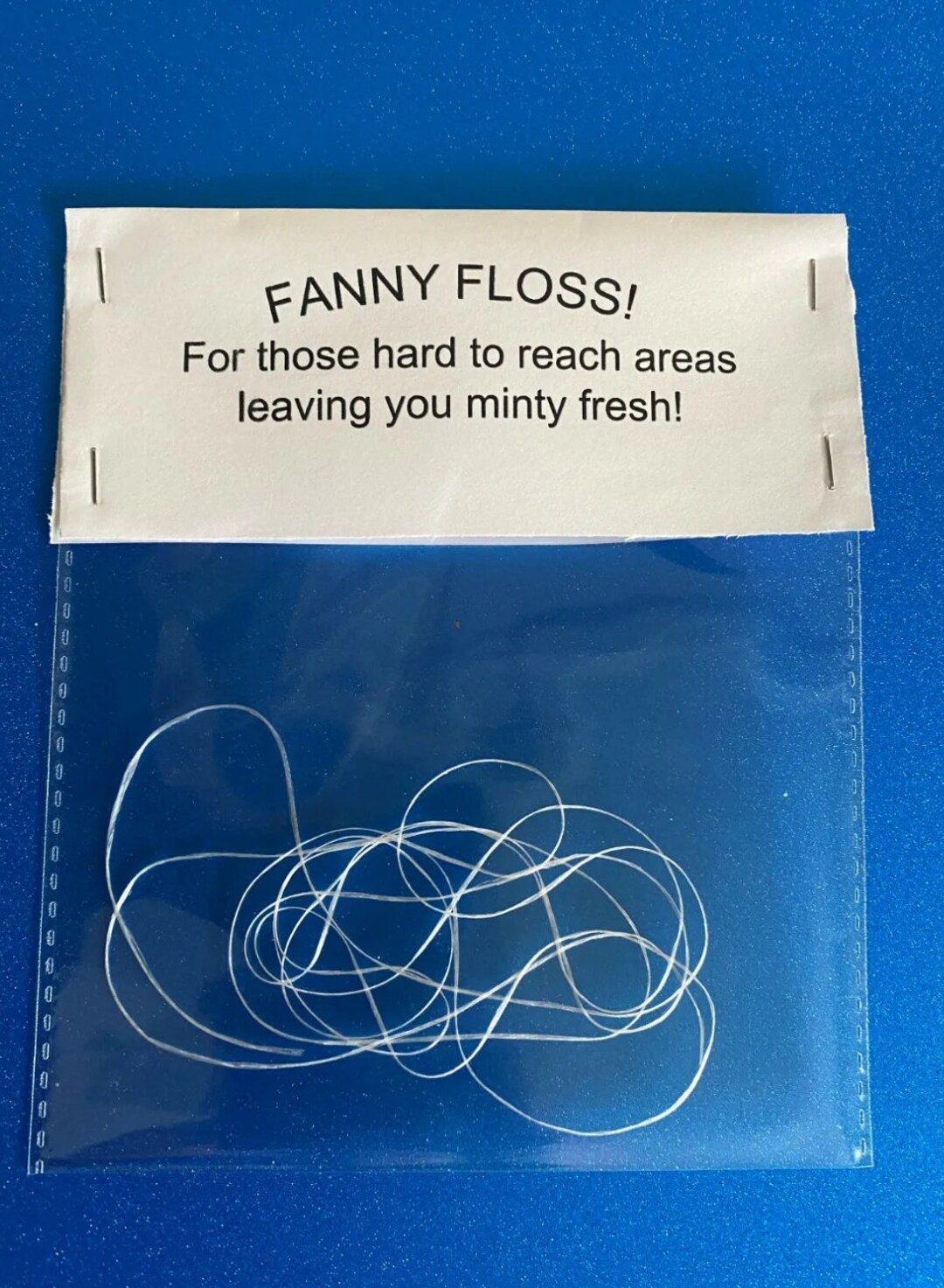 Fanny Floss Joke Gift Handmade Birthday Christmas Funny Free Postage ...
